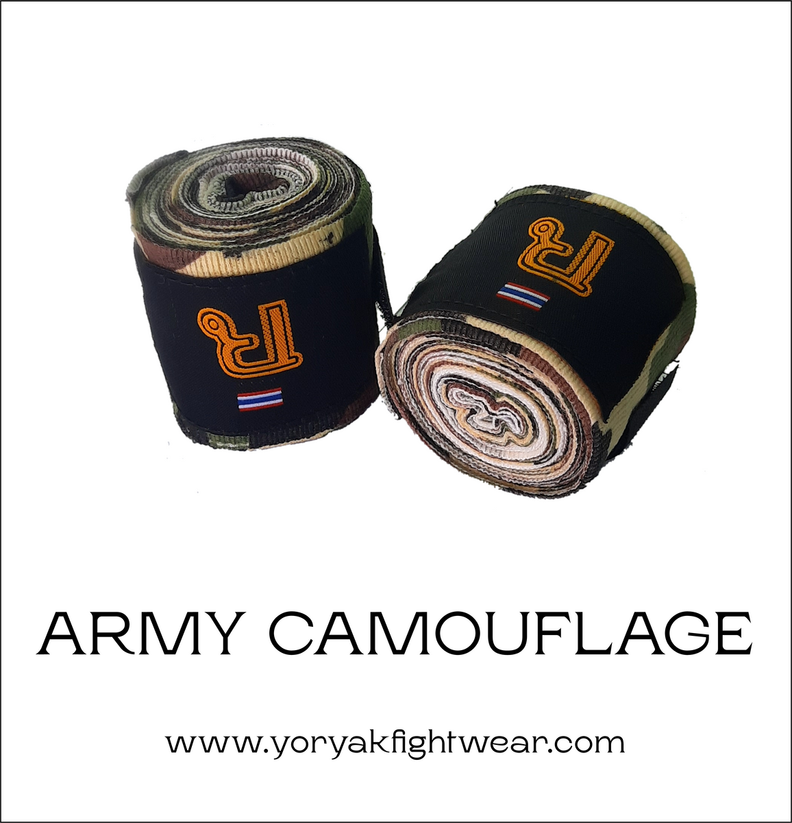 Hand Wrap - Army Camouflage - 3.5m – Yor Yak Fight Wear